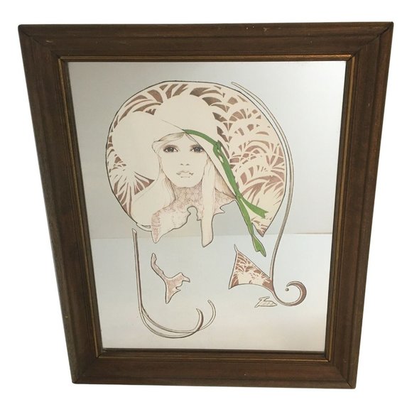 William Tara | Art | William Tara Art Lithograph Wall Mirror Fashion ...